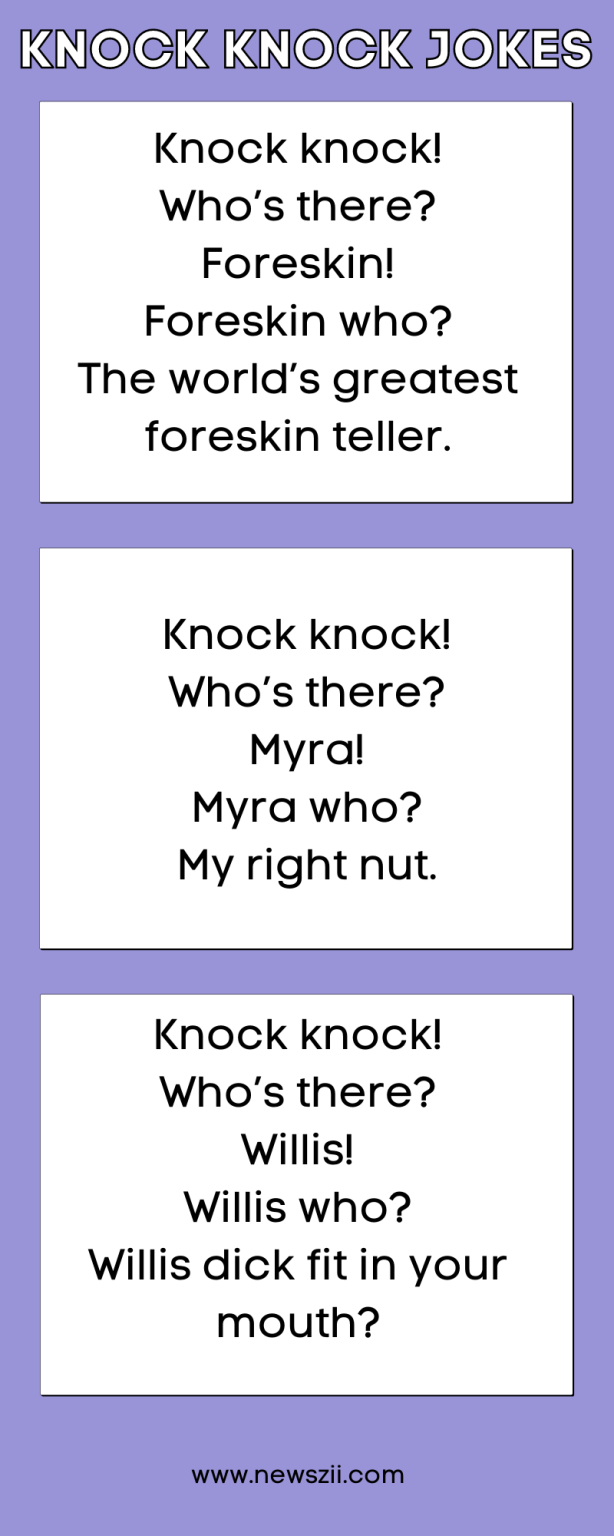 50 Dirty Knock Knock Jokes For Adults