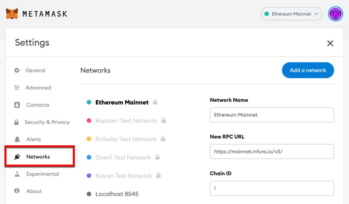 How To Add A Network To MetaMask