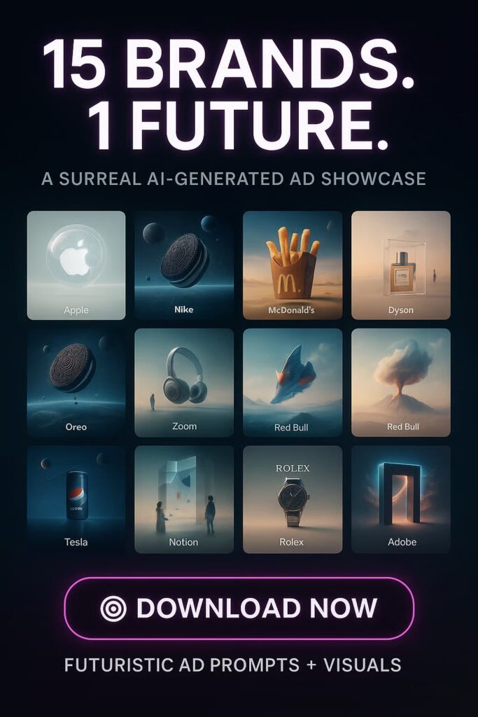 15 AI Prompts For Futuristic Ad Concepts for Iconic Brands